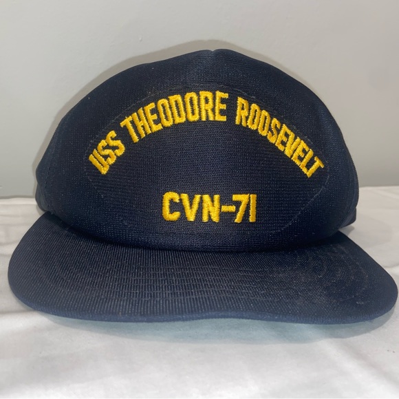 Accessories | Vintage Uss Theodore Roosevelt Cvn71 Hat New Era Pro ...